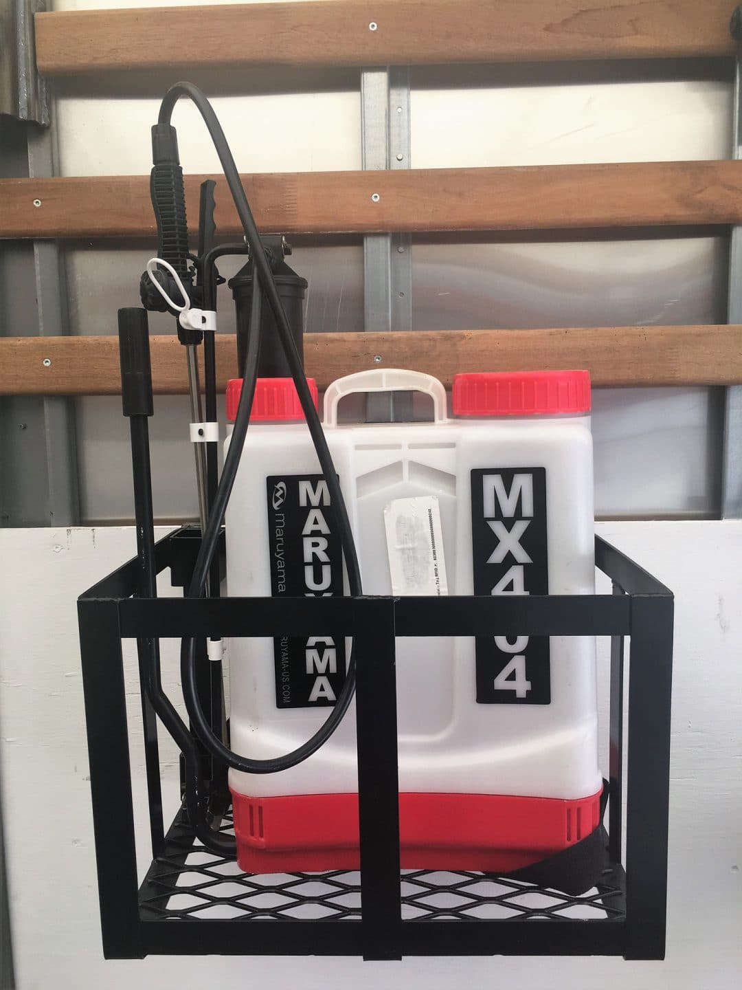 Back Pack Sprayer Rack $208.00 | Super Lawn Trucks